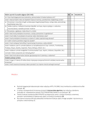 Radna verzija masivnog krvarenja converted pdf | PDF