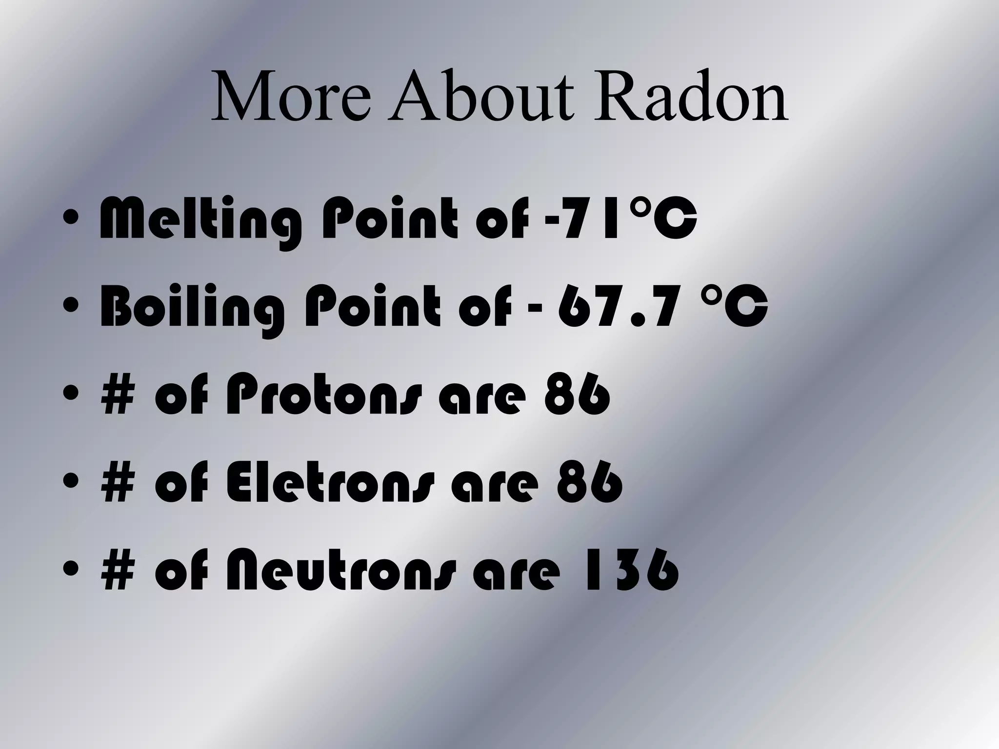 Radon | PPTX