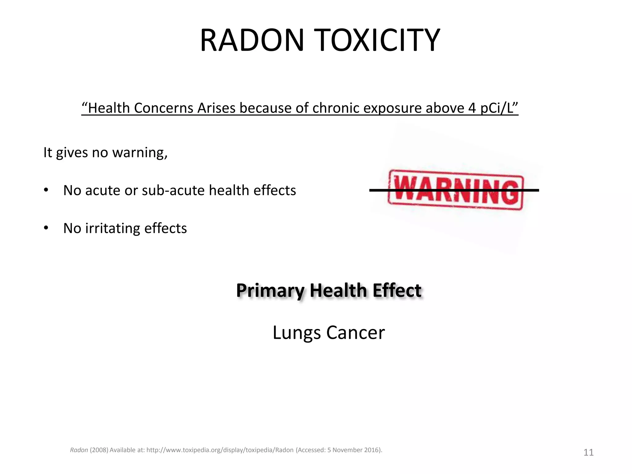 Radon "Why is it so Dangerous?" | PPTX