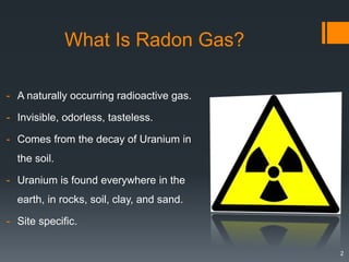 Radon Gas in Schools | PPTX