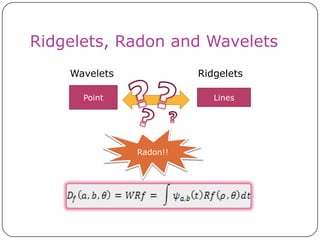 Radon Transform - image analysis | PPTX