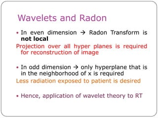 Radon Transform - image analysis | PPTX