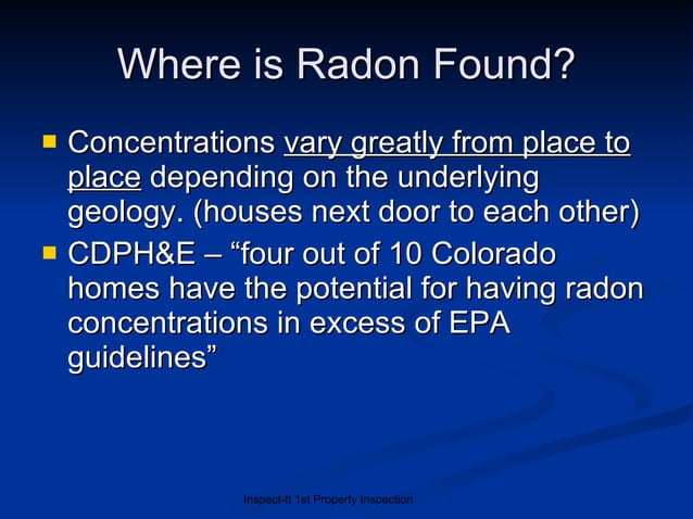 Radon Presentation | PPT