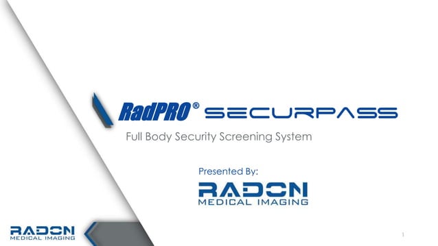Radon SecurPASS Presentation | PPT