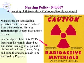 Rad Safety Inservice I 125 Prostate Seed Procedure | PPT