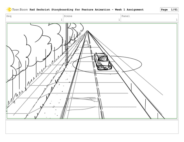 Rad Sechrist Storyboarding for Feature Animation - Week 1 Assignment | PPT