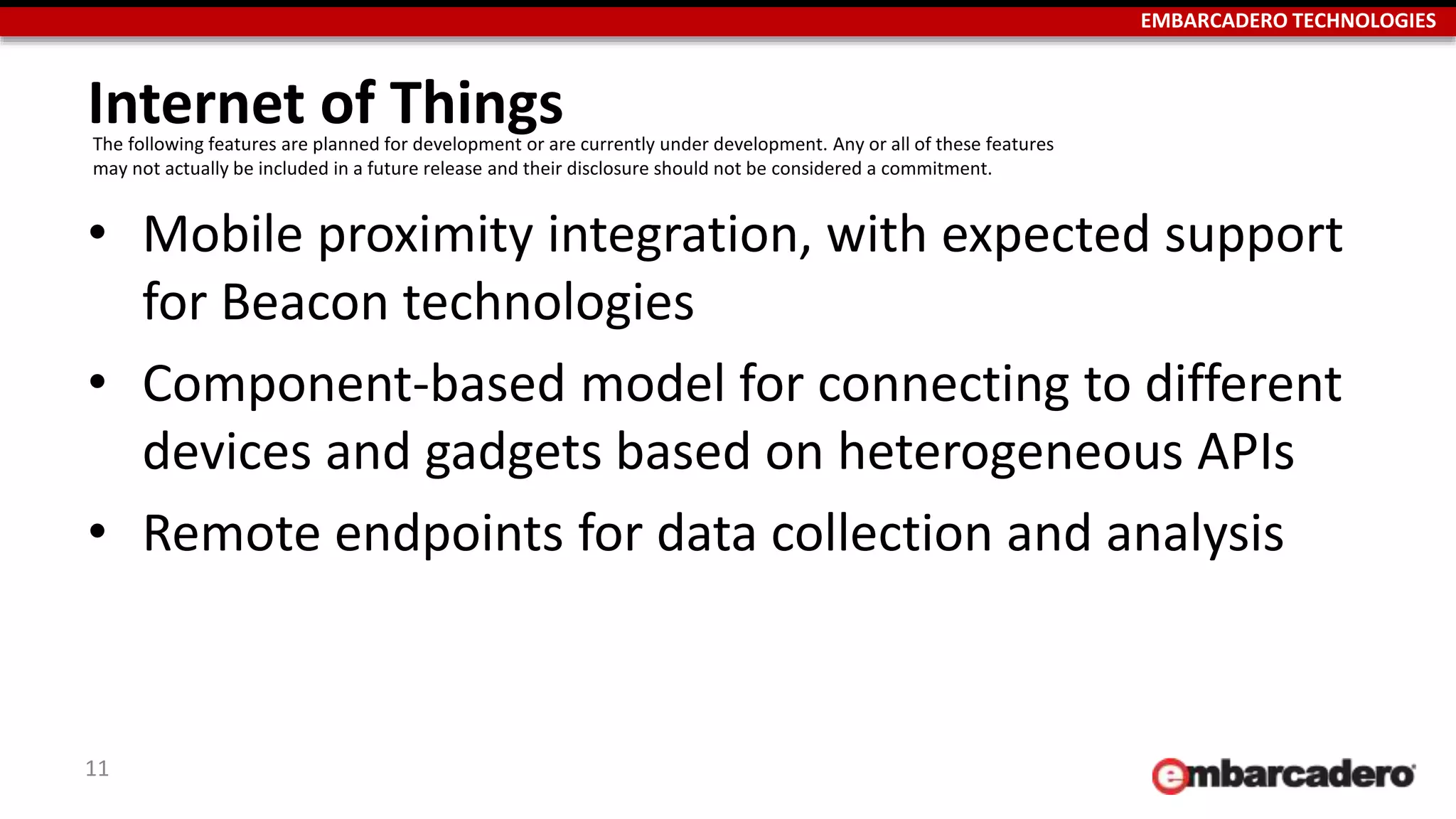 Rad Studio, Delphi, C++Builder, and Appmethod 2015 Technology Roadmap | PPT