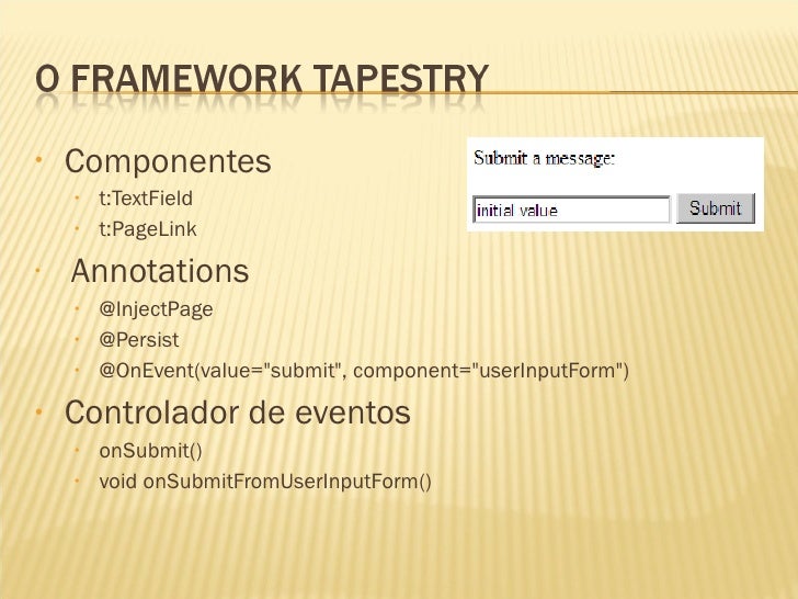 Rapid Application Development com Tapestry 5