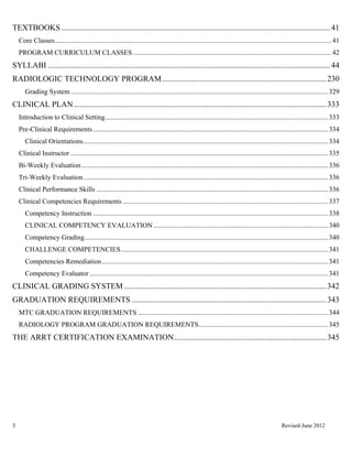 Rad Tech Master Plan | PDF