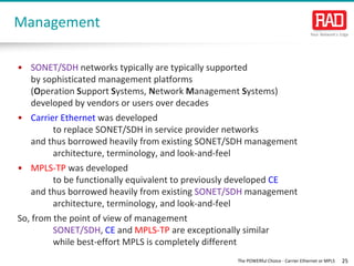 MPLS Transport network for power utilities | PPTX