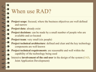RUP VS RAD Methodology | PPT