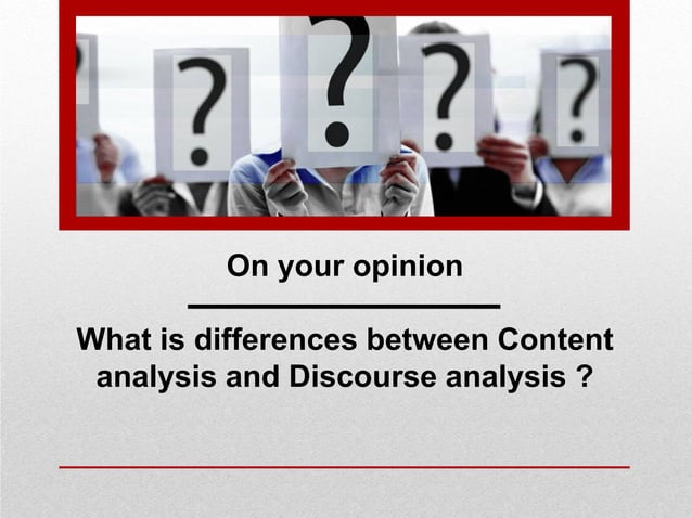 content analysis and discourse analysis | PDF | Science