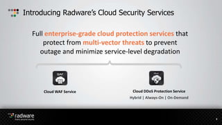 Radware Cloud Security Services | PPTX