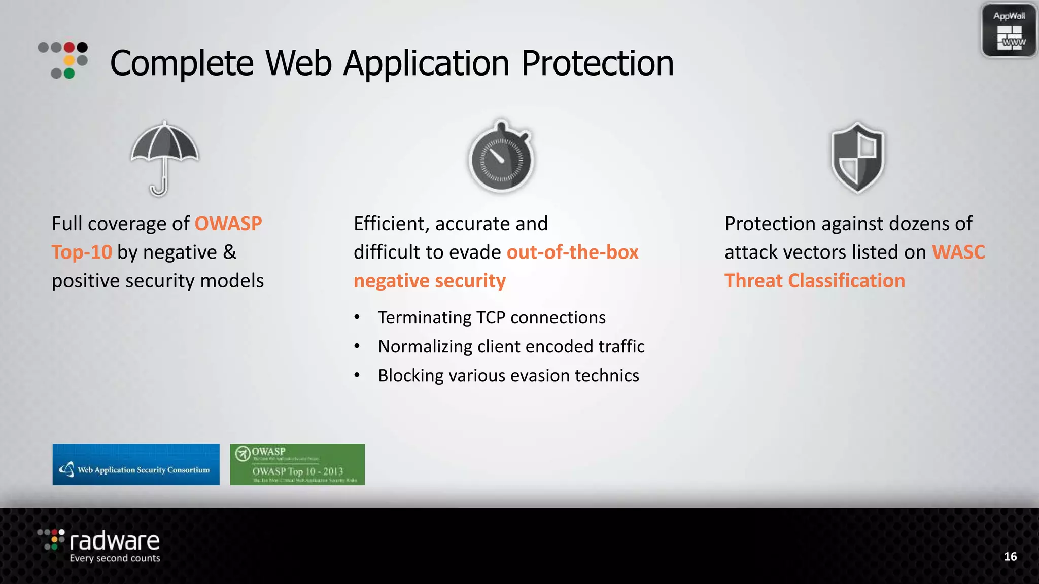 Radware Waf Web Application Firewall Pptx Web Development