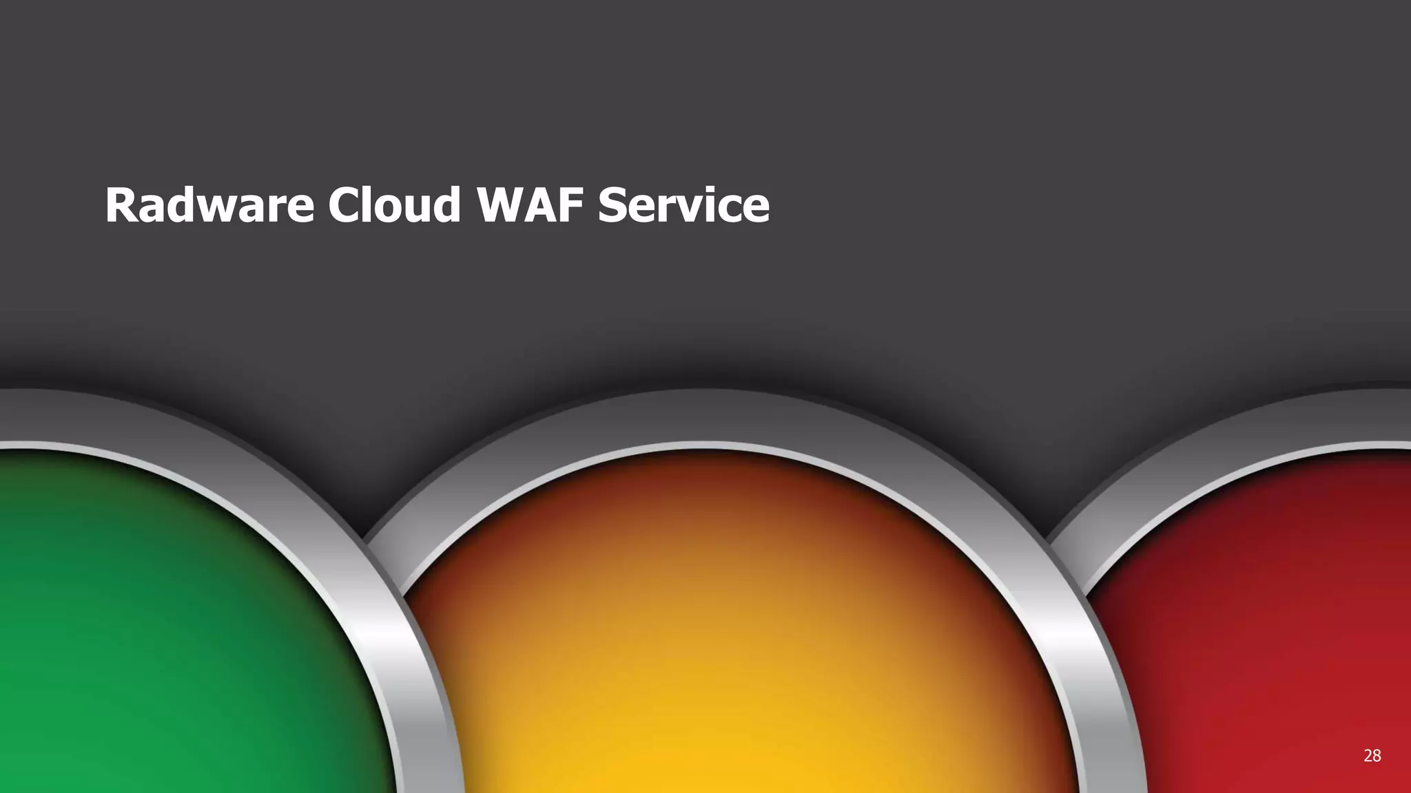 Radware Waf Web Application Firewall Pptx Web Development