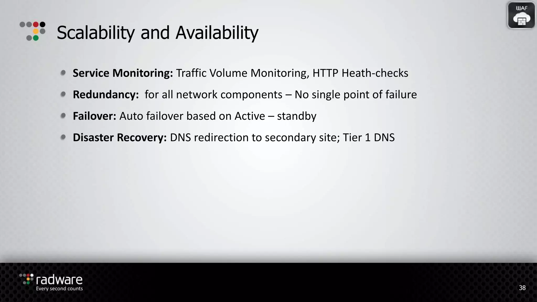 Radware - WAF (Web Application Firewall) | PPTX