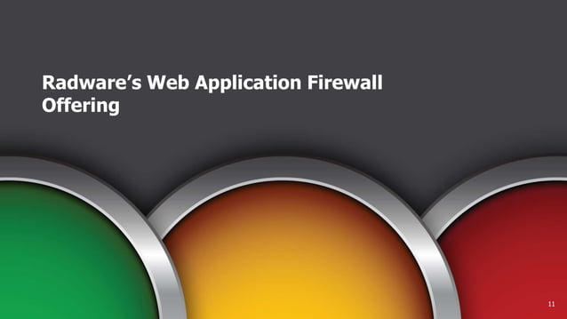 Radware - WAF (Web Application Firewall) | PPTX | Web Development | Internet
