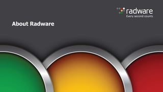 Radware - WAF (Web Application Firewall) | PPTX