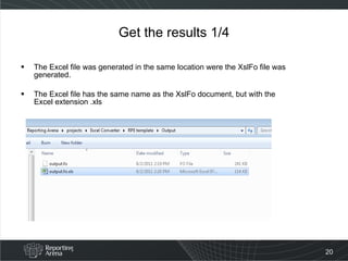 Generate Excel documents with Rational Publishing Engine 1.1.2 and ...
