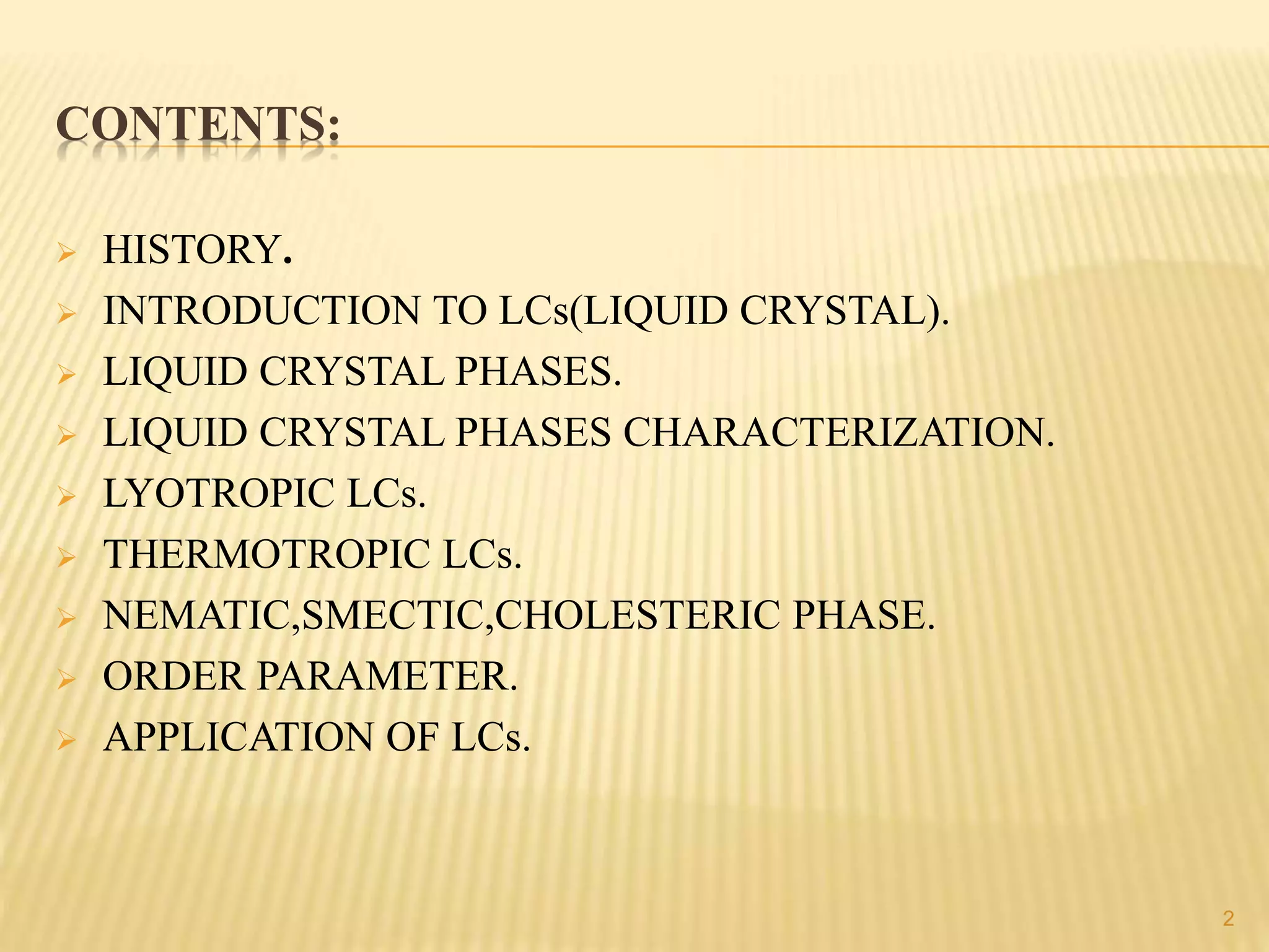 liquid crystal phase | PPTX