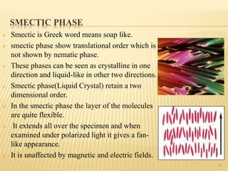 liquid crystal phase | PPTX