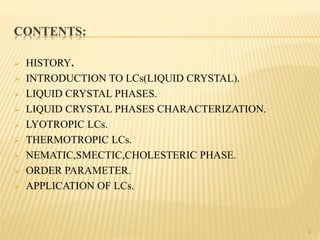liquid crystal phase | PPTX