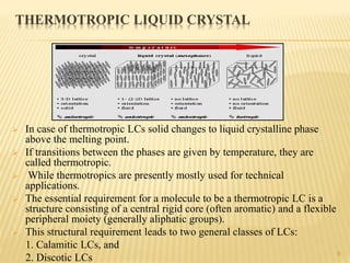 liquid crystal phase | PPTX