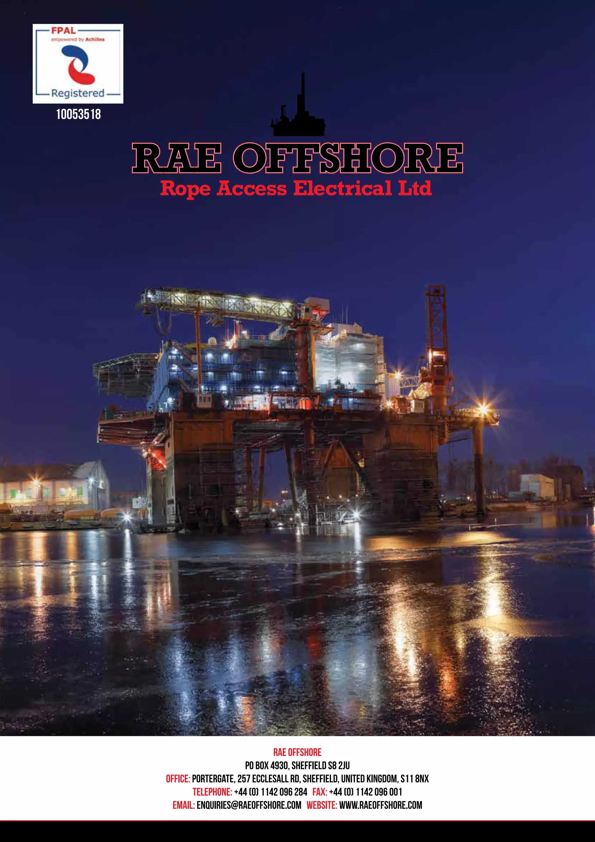Rae offshore brochure fully complete | PDF