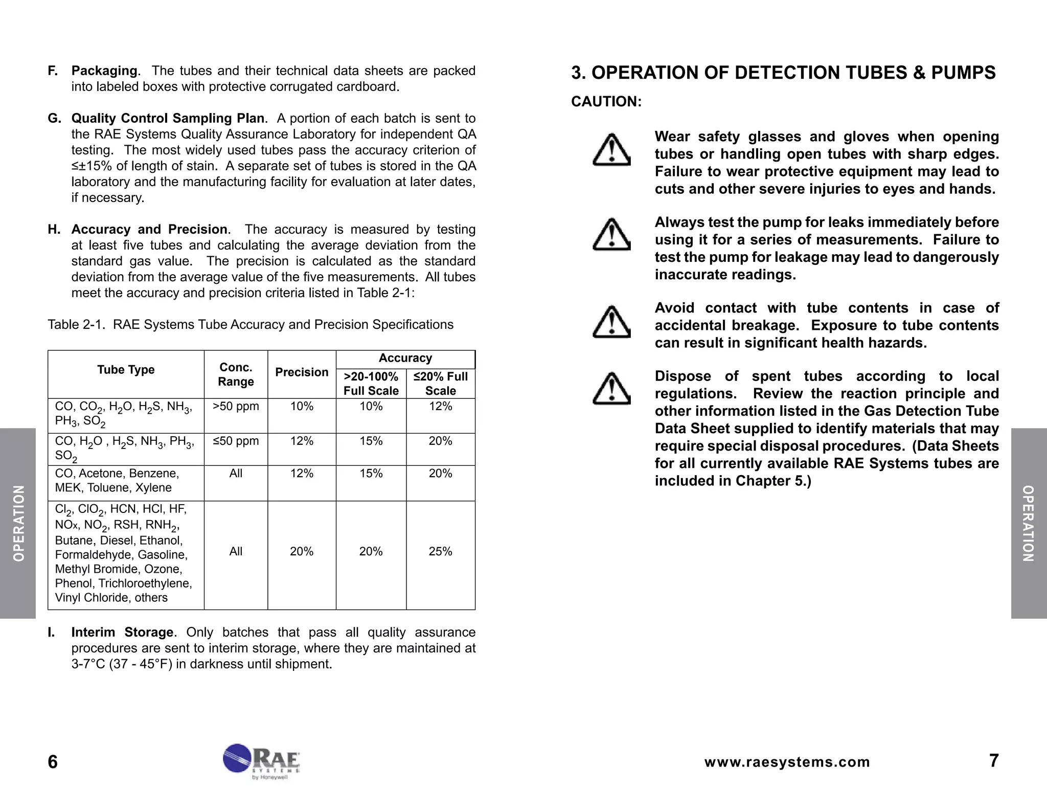 RAE Systems Gas Detection And Tube Sampling Handbook | PDF