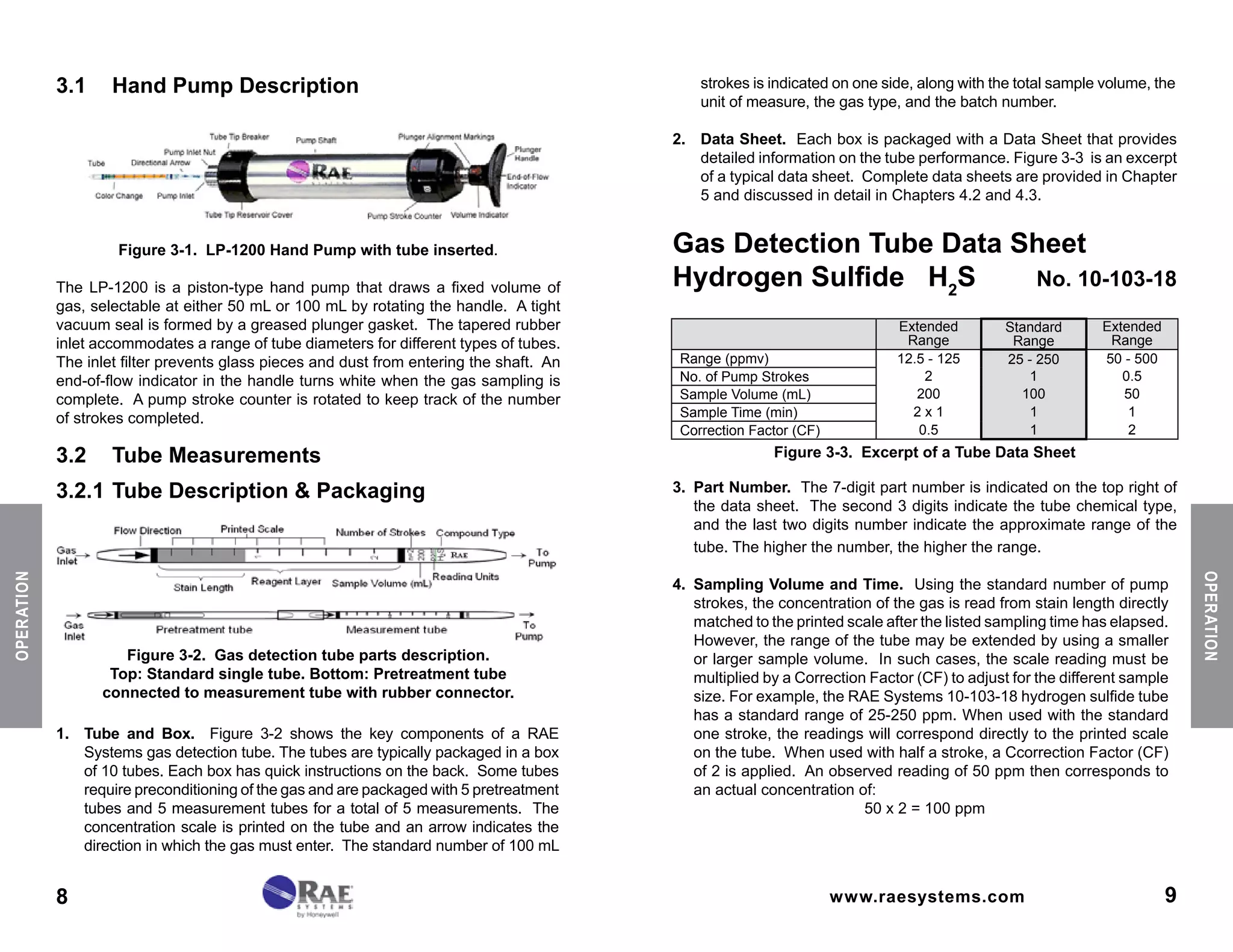 RAE Systems Gas Detection And Tube Sampling Handbook | PDF