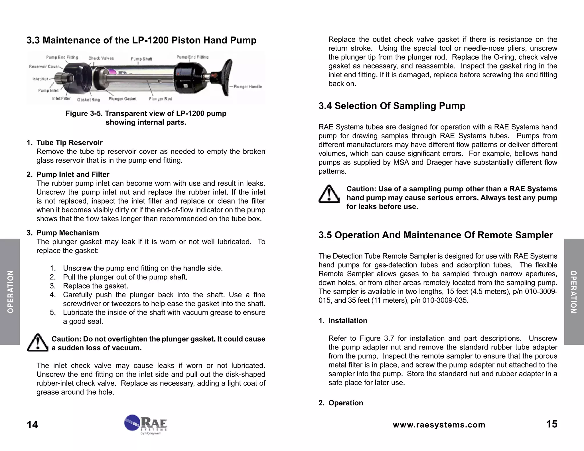 RAE Systems Gas Detection And Tube Sampling Handbook | PDF