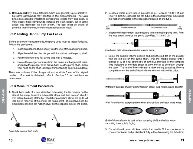 RAE Systems Gas Detection And Tube Sampling Handbook | PDF