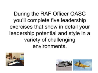 RAF Officer OASC Hints and Tips | PDF