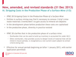 IFRS update for 31 december 2013 year ends by Katerina Rafalska, IFRS ...