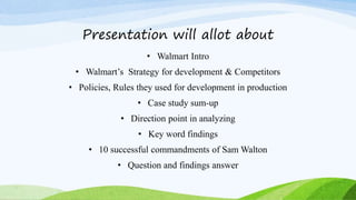 about walmart and its HR PRACTICE | PPT