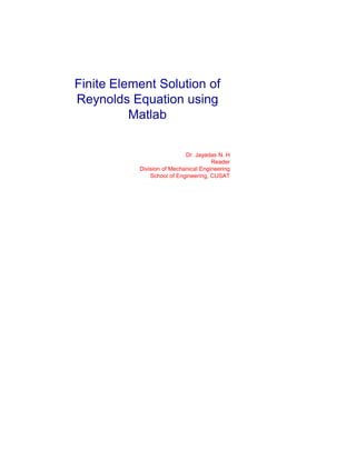 Recent Advances in Finite element methods | PDF