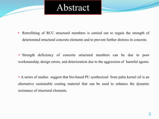 Concrete Retrofitted With Polyurethane Coating | PPTX