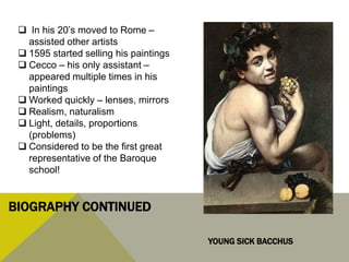 Rafael and Caravaggio: Life and Art | PPT