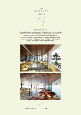 Raffles Hotel Functions Package | PDF