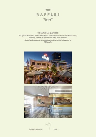 Raffles Hotel Functions Package | PDF