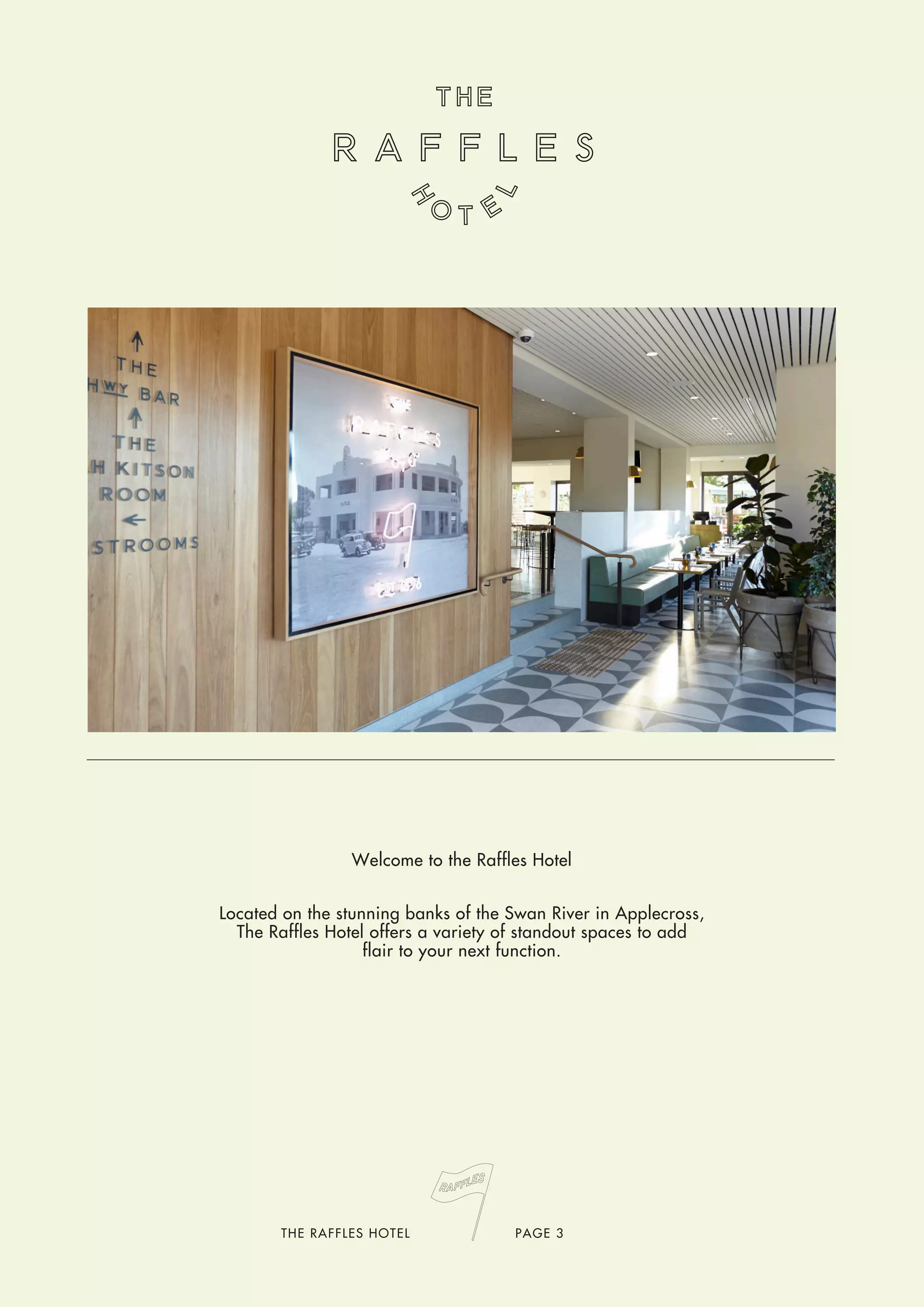 Cocktail Party Venues Perth - Raffles Hotel | PDF