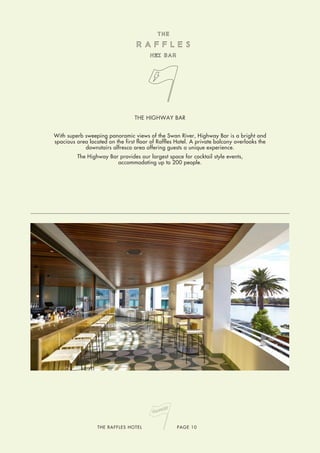Cocktail Party Venues Perth - Raffles Hotel | PDF