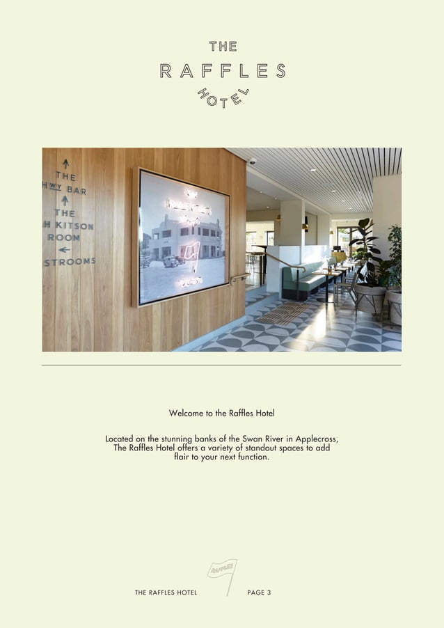 Cocktail Party Venues Perth - Raffles Hotel | PDF