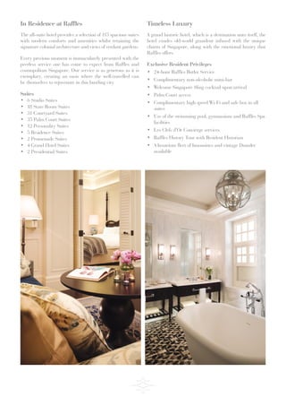 Raffles Singapore - 2019 | PDF