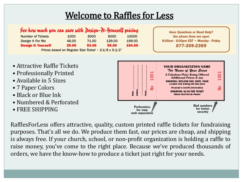 How To Do Online Raffle Tickets