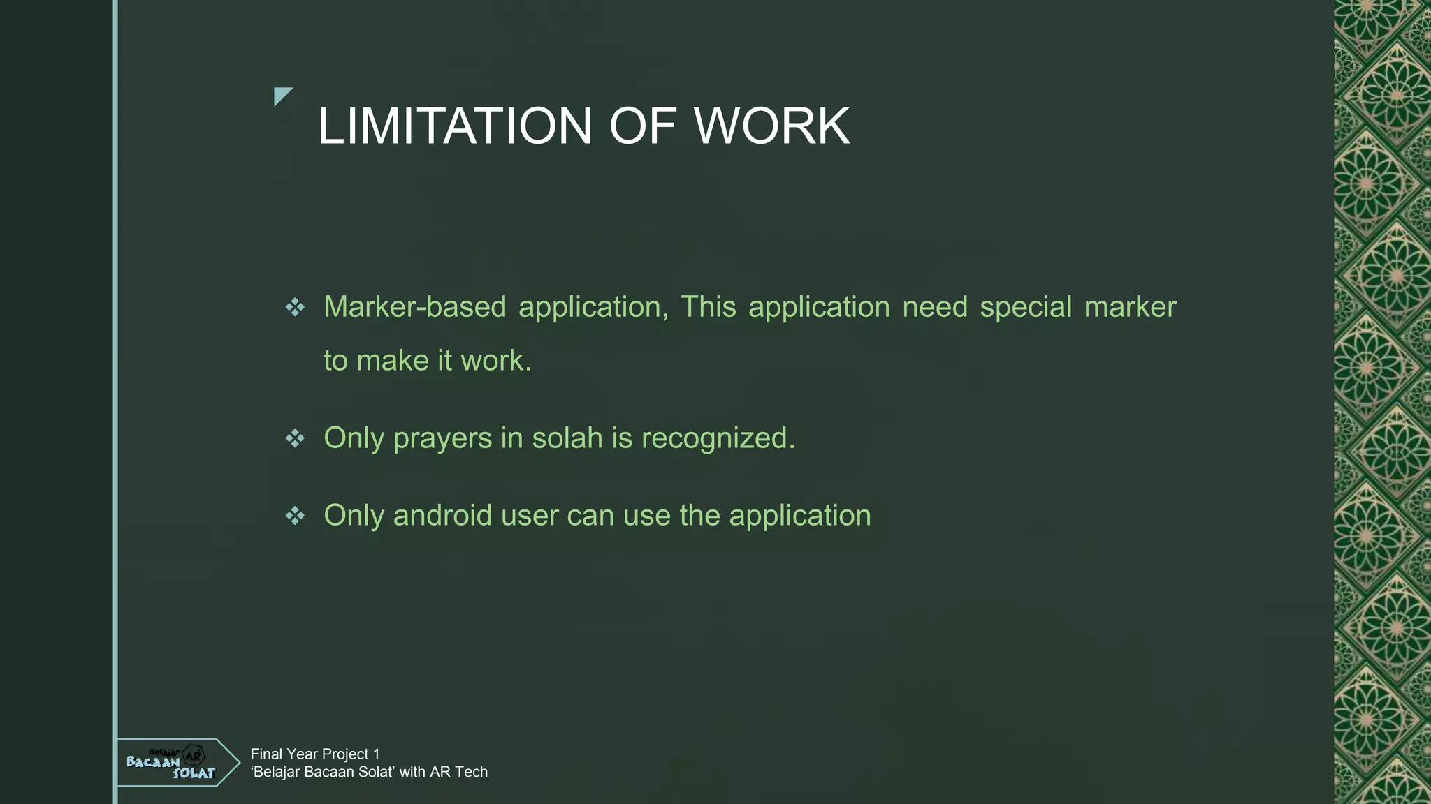 Belajar Bacaan solat(AR) | PPTX