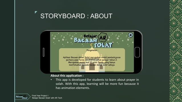 Belajar Bacaan solat(AR) | PPT