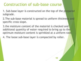 construction of flexible pavement | PPT