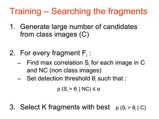 Rafi Zachut's slides on class specific segmentation | PPT