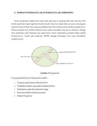 jenis-jenis korosi by rafi dwi rachmani | PDF